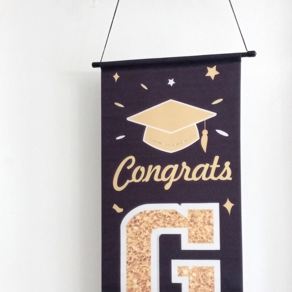 Party Supplies | Congrats Grad Door Sign And Happy Graduation Banner ...